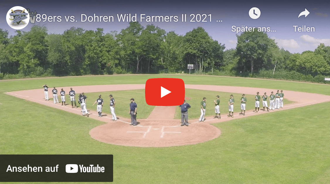 89ersTV: Abschiedsspiele von Ingo Bergmann - baseball-braunschweig.de